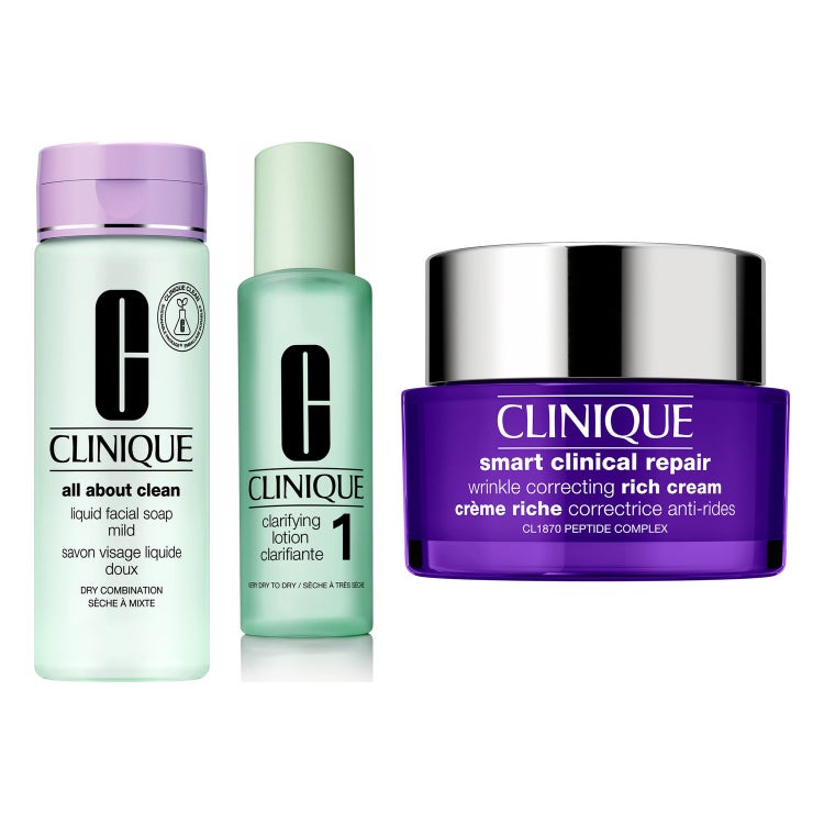 Clinique 3-Step Skincare System Routine for Mature Skin 450 ml | Nordicfeel